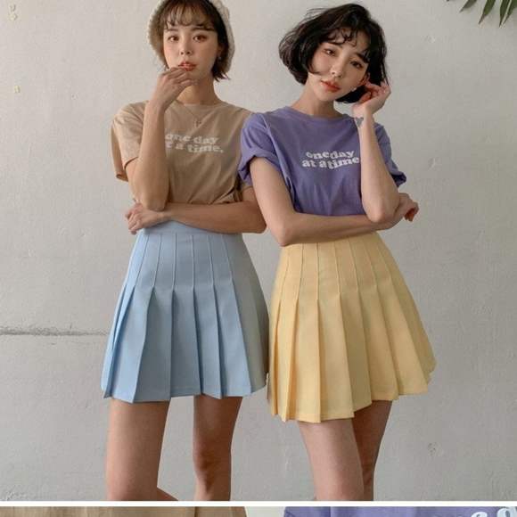 YesStyle | Skirts | Pleated Tennis Mini Skirt With Inset Shorts | Poshmark